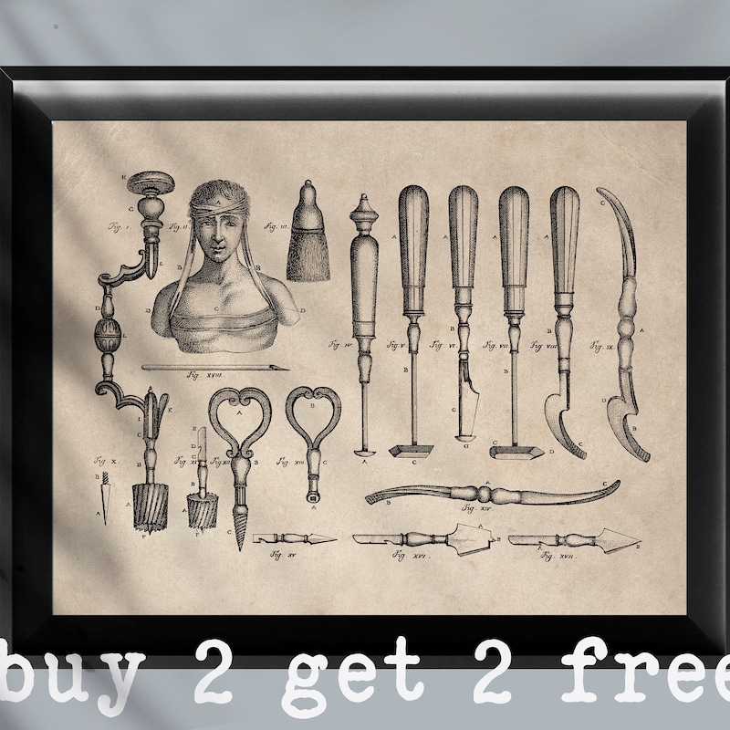 Surgical Instrument Poster - Etsy