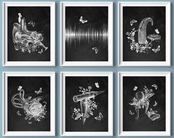 3 Vintage Auditory Organs Art Hearing System Poster Ear - Etsy