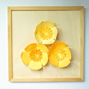 Buttercup Paper Flower Template SVG Cut Files and PDF Printable Pattern ...