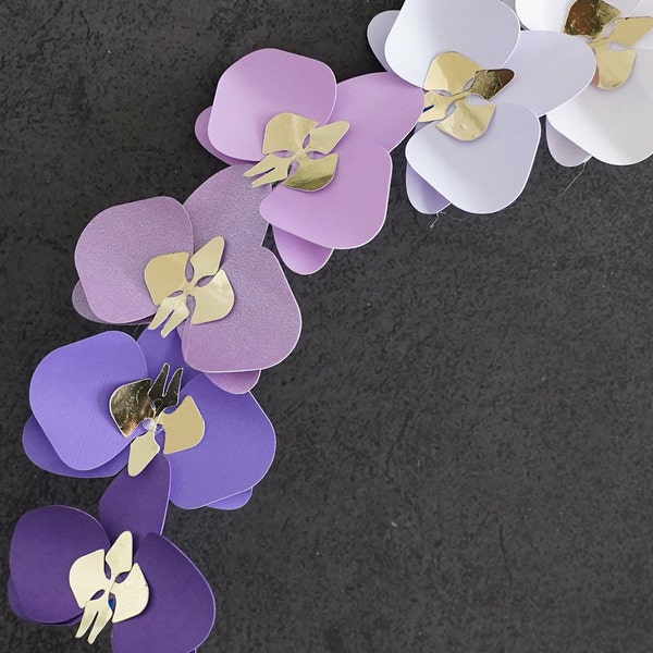 Paper Orchid Template - Etsy