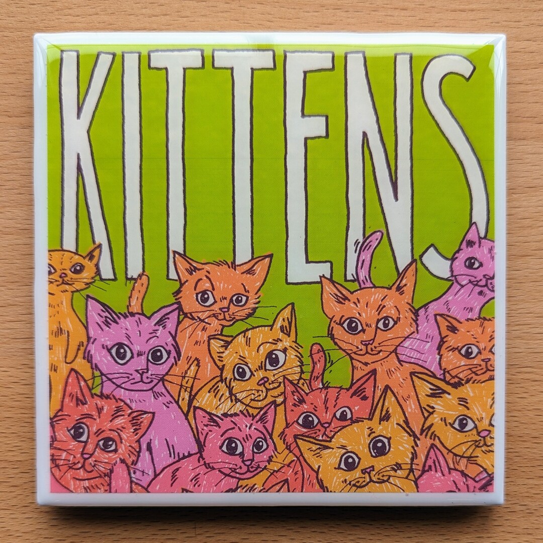 Craft Beer Label Coaster - Fat Orange Cat Beer Company - Baby Kittens ...