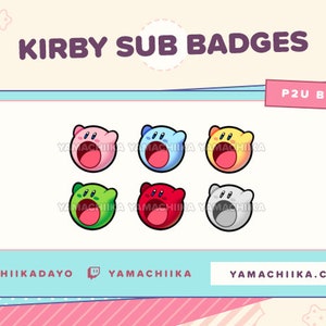 Kirby Badges - Etsy
