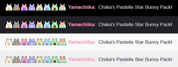 TWITCH SUB BADGES - Pastelle Star Bunny - Etsy