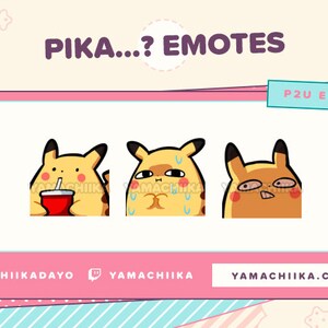 TWITCH EMOTES - Pika but That's Not What You Remember Him Looking Like ...