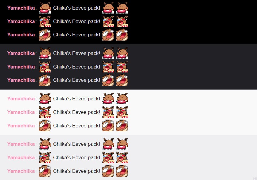 TWITCH EMOTES Just a Regular Eevee - Etsy