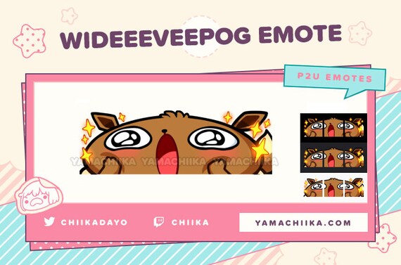TWITCH EMOTES Wideeeveepog - Etsy