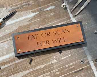 Leather Custom Sign - Etsy