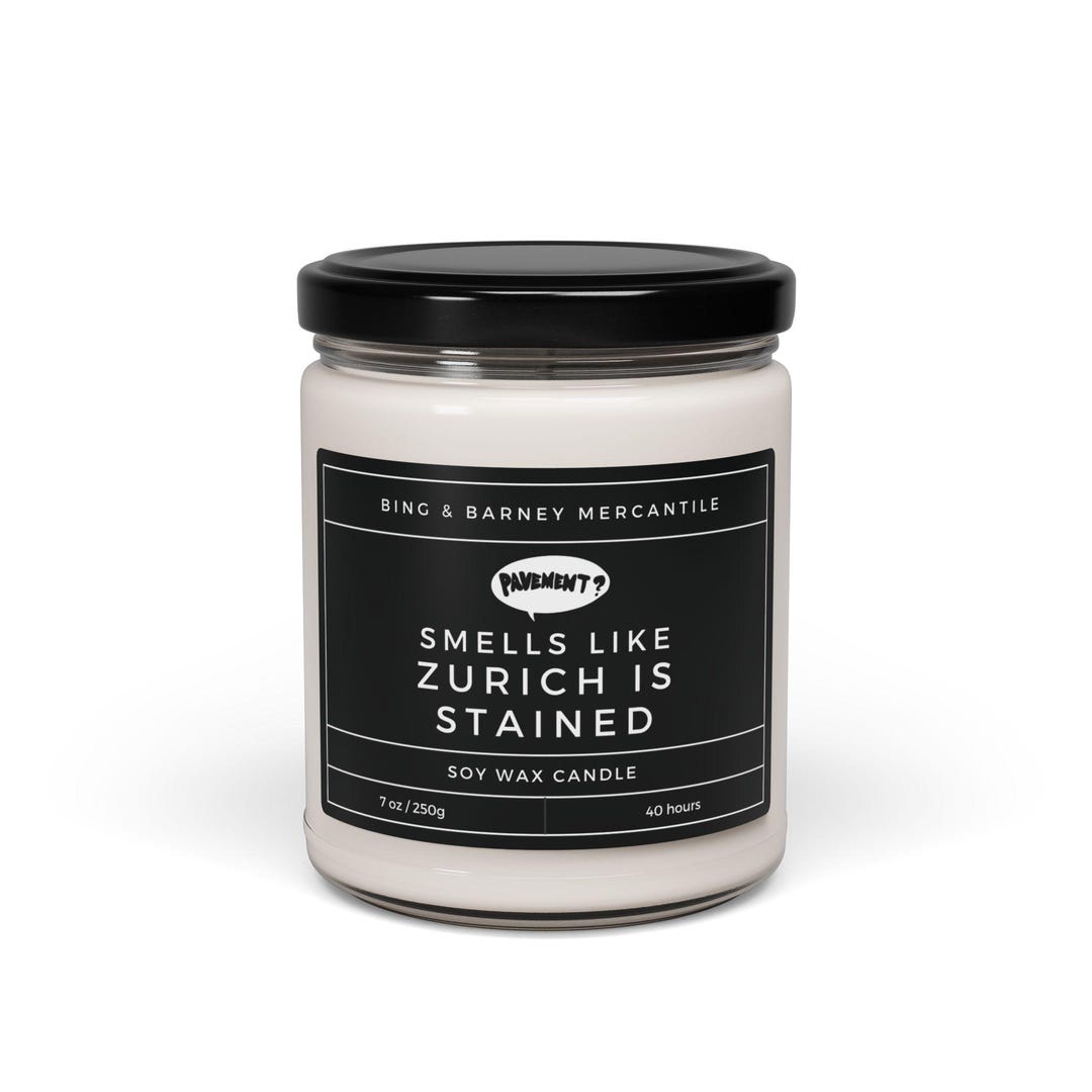 Pavement 'zurich is Stained' Scented Soy Candle - 9oz - Etsy