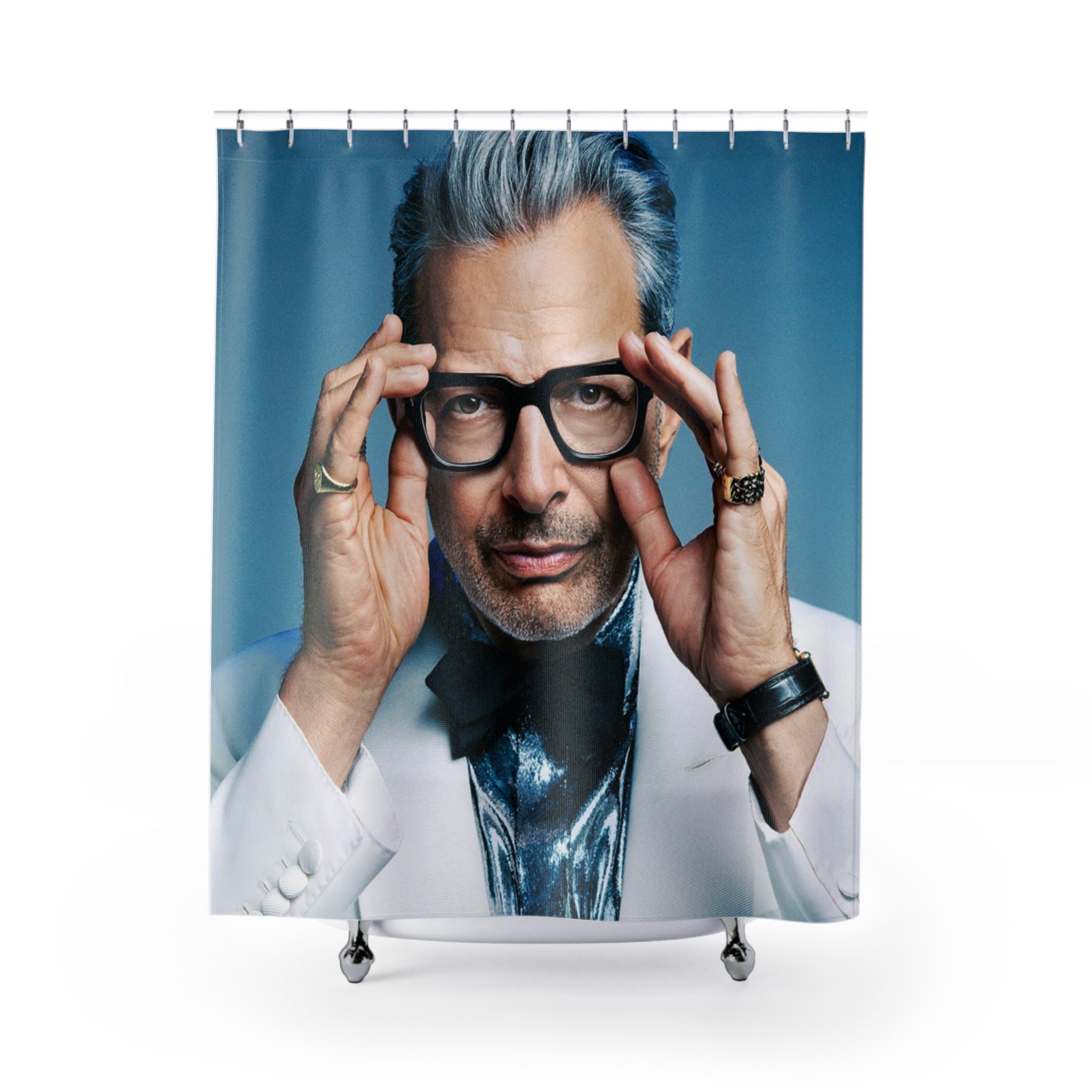Jeff Goldblum Jazz Shower Curtain Etsy