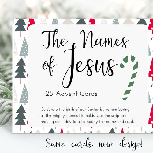 Names of Jesus Christmas Activity Homeschool Printable - Etsy