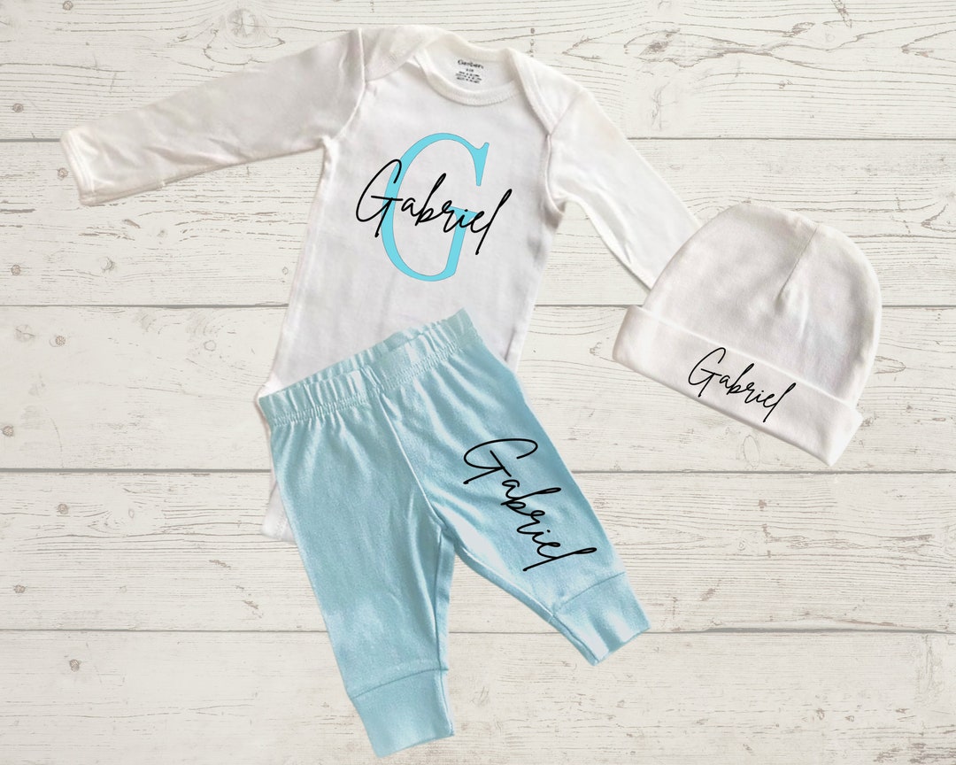 Custom Baby Boy Coming Home Outfit|personalized Infant Outfit ...