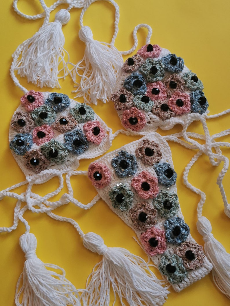 Handmade Crochet Bikini Kalina/ Swimsuit - Etsy