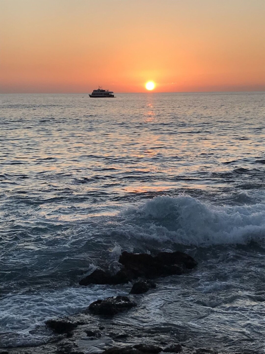 Kona Sunset 1 With Breaking Wave - Etsy