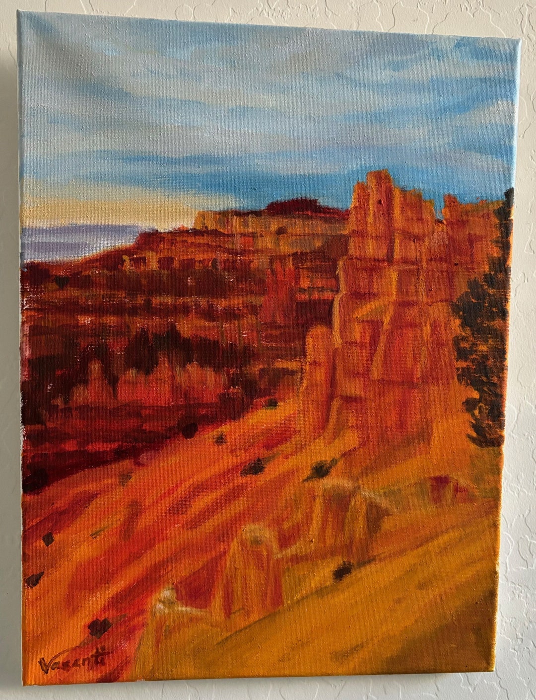 Bryce Canyon National Park Unframed Original Oil Painting 12x16 Inch - Etsy