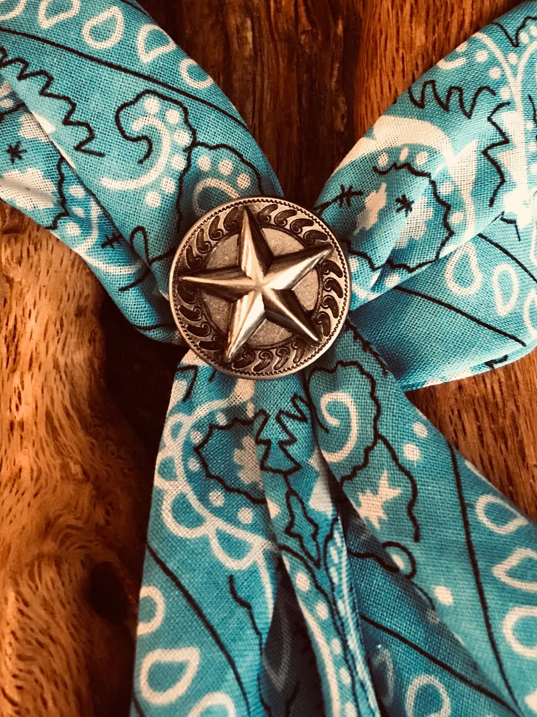 Scarf Slide | Texas Star | Neckerchief Slide | Cowboy Cowgirl - Etsy