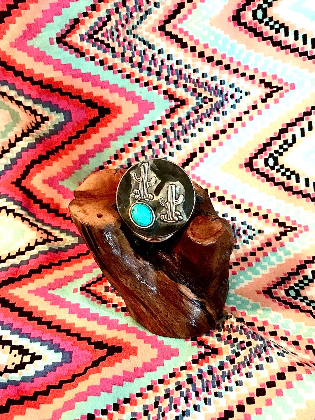 Scarf Slide | Desert Cactus | Navajo | Arizona Desert - Etsy