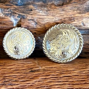 Western Concho Scarf Slide | Floral Bandana Slide | Cowboy Cowgirl ...