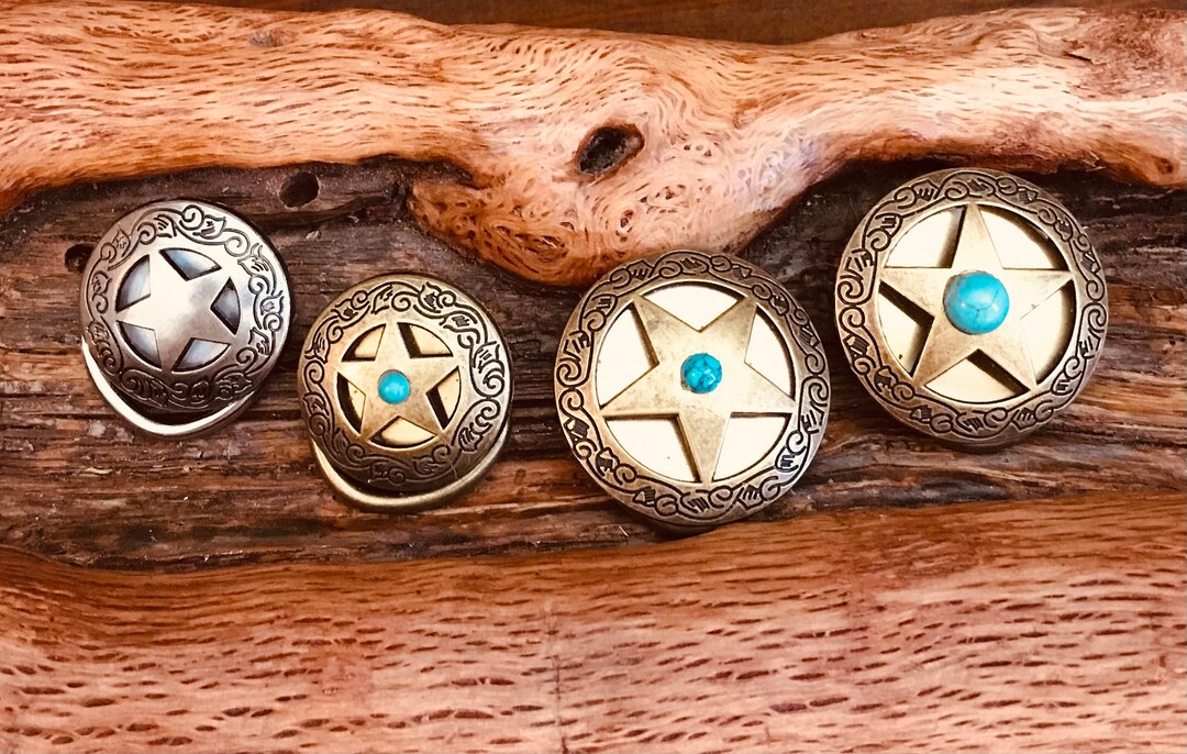 Western Star Neckerchief Slides | Man Slide | Texas Star - Etsy