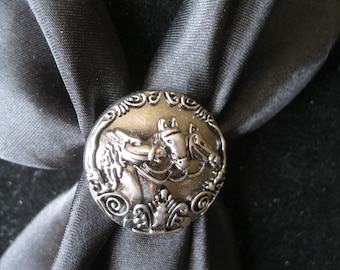 Silver Scarf Slide | Etsy