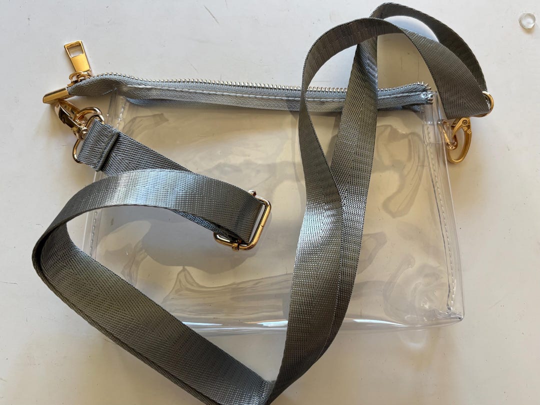 Clear PVC Stadium Purse | Shoulder Bag | Stadium Approved - Etsy
