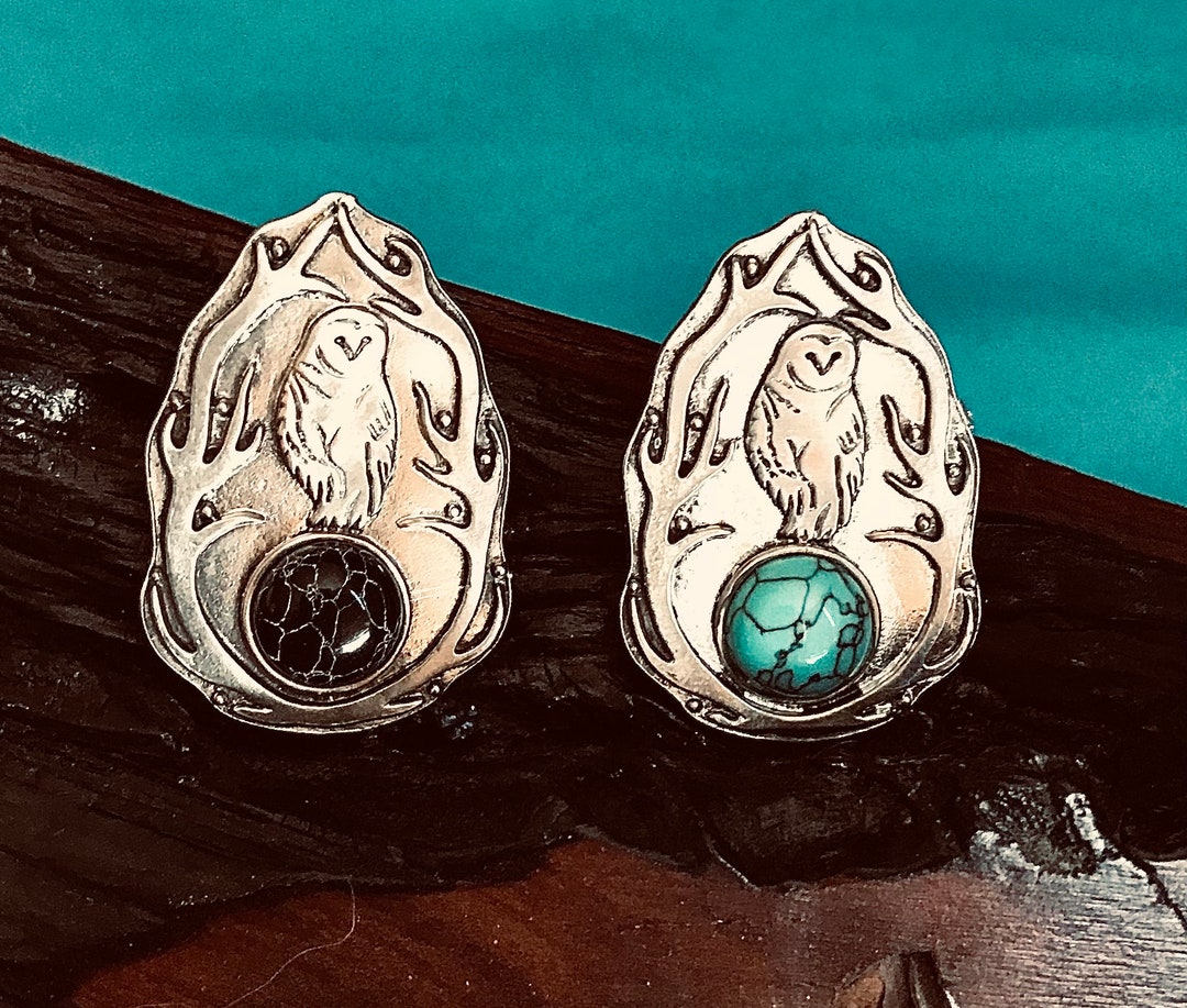 Scarf Slide | Owl Tribal Symbols | Navajo | Gifts for Him | Owl in Tree ...