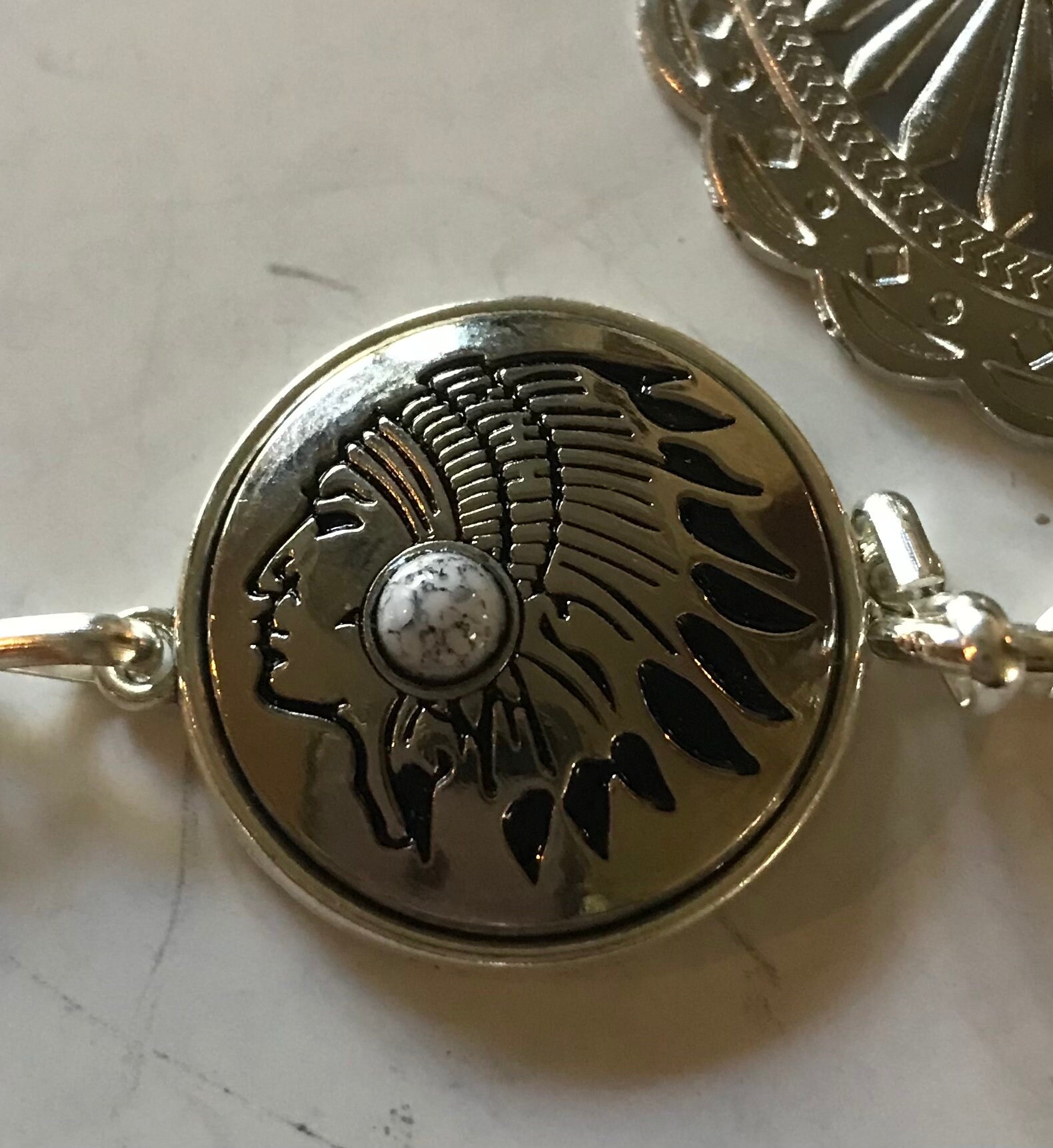 Vintage Silver Tone Concho Chain Belt: Western Cowgirl Style - Etsy
