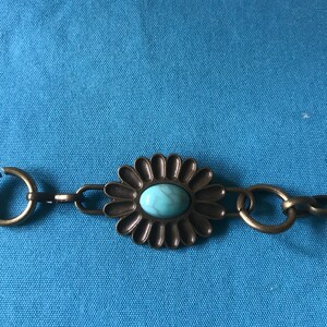 Concho Belt | Western Chain Belt| Cowgirl | Snaffle Bits Great NFR Accessory! - Etsy