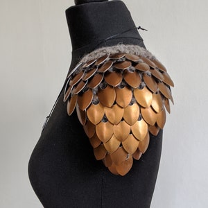 Shoulder Guard Knitted Scalemaille - Etsy