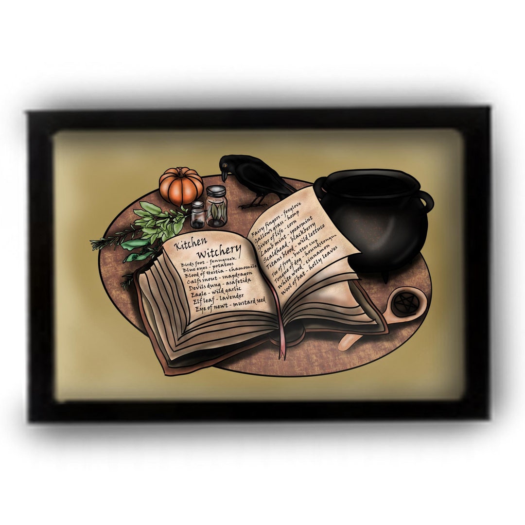 Printable Kitchen Witchery Poster 4 Sizes - Etsy