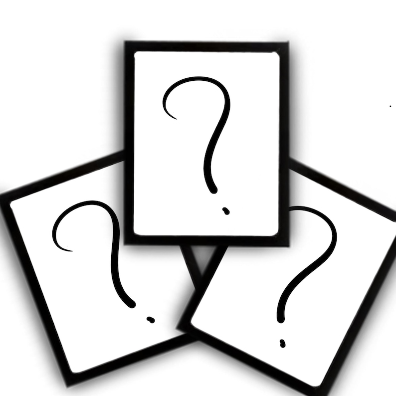 Printable Mystery Poster Pack of 2 With 1 Extra With Your Customization ...