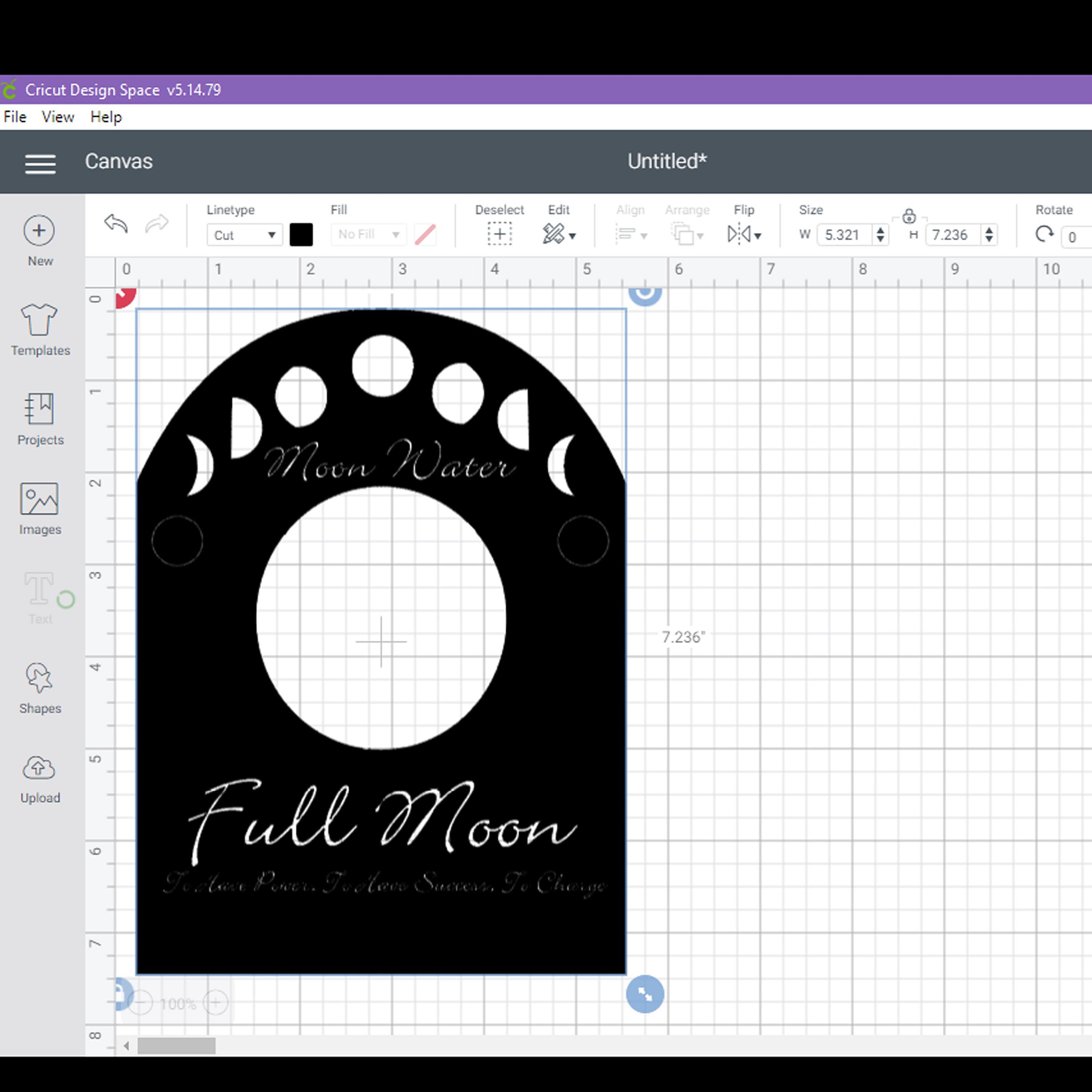 Moon Water Labels SVG, PNG, JPEG for Cricut or Other Cutting Machines ...