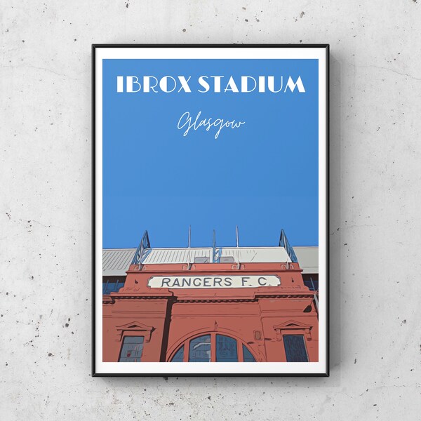 Glasgow Rangers Posters - Etsy UK
