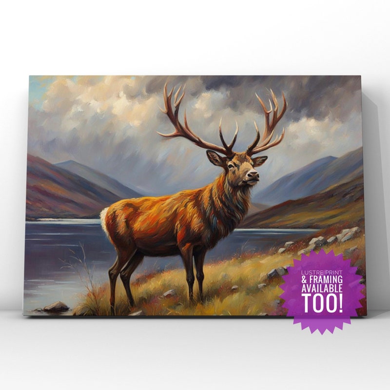 Scottish Stag - Etsy