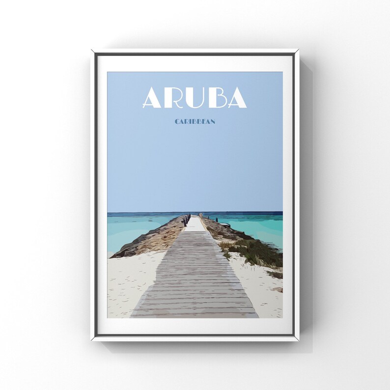 Aruba Print Aruba Travel Poster Print Aruba Poster Aruba - Etsy