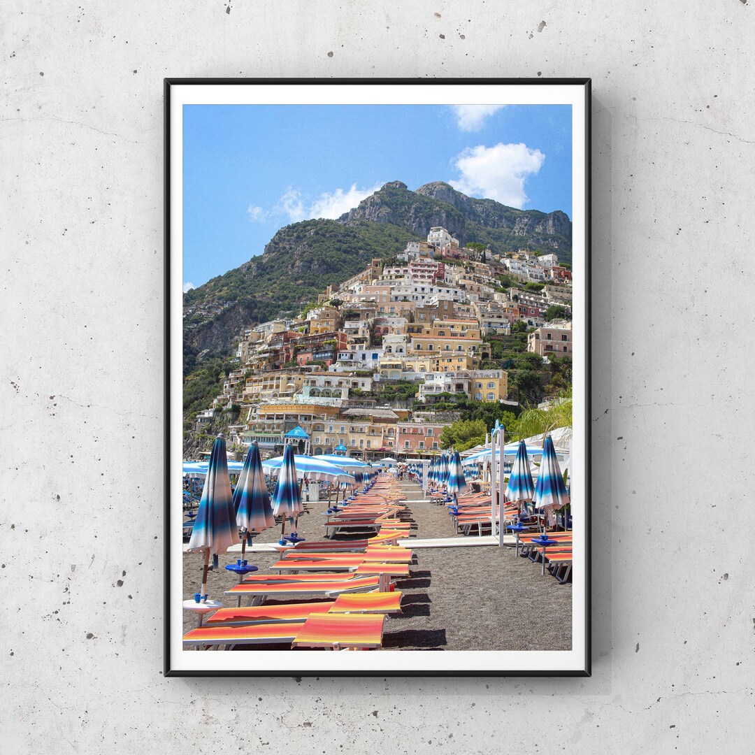 Positano Art Print, Positano Photography, Positano Beach Print ...