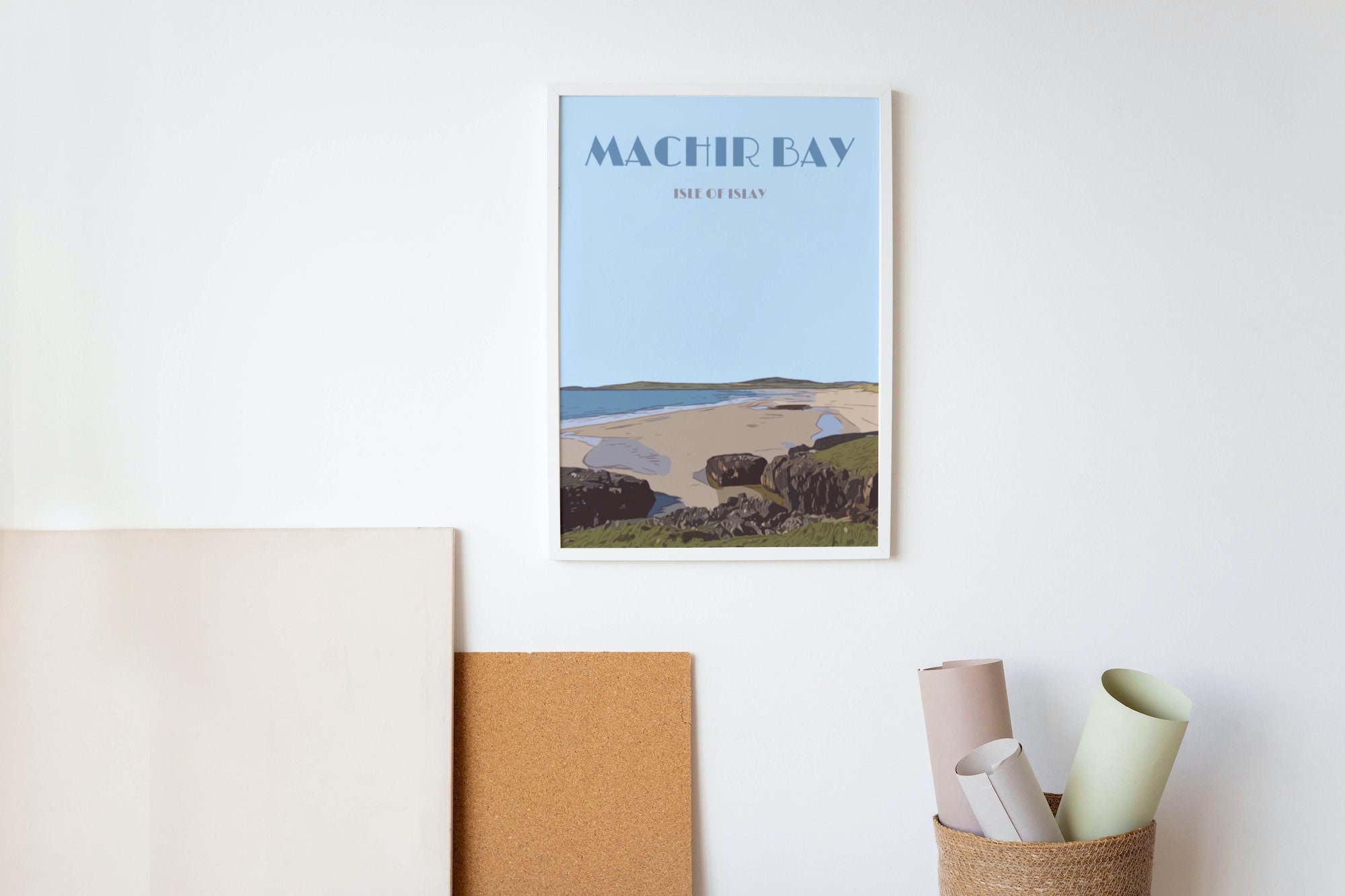 Islay Print, Islay Whisky Gift, Islay Travel Poster, Machir Bay ...