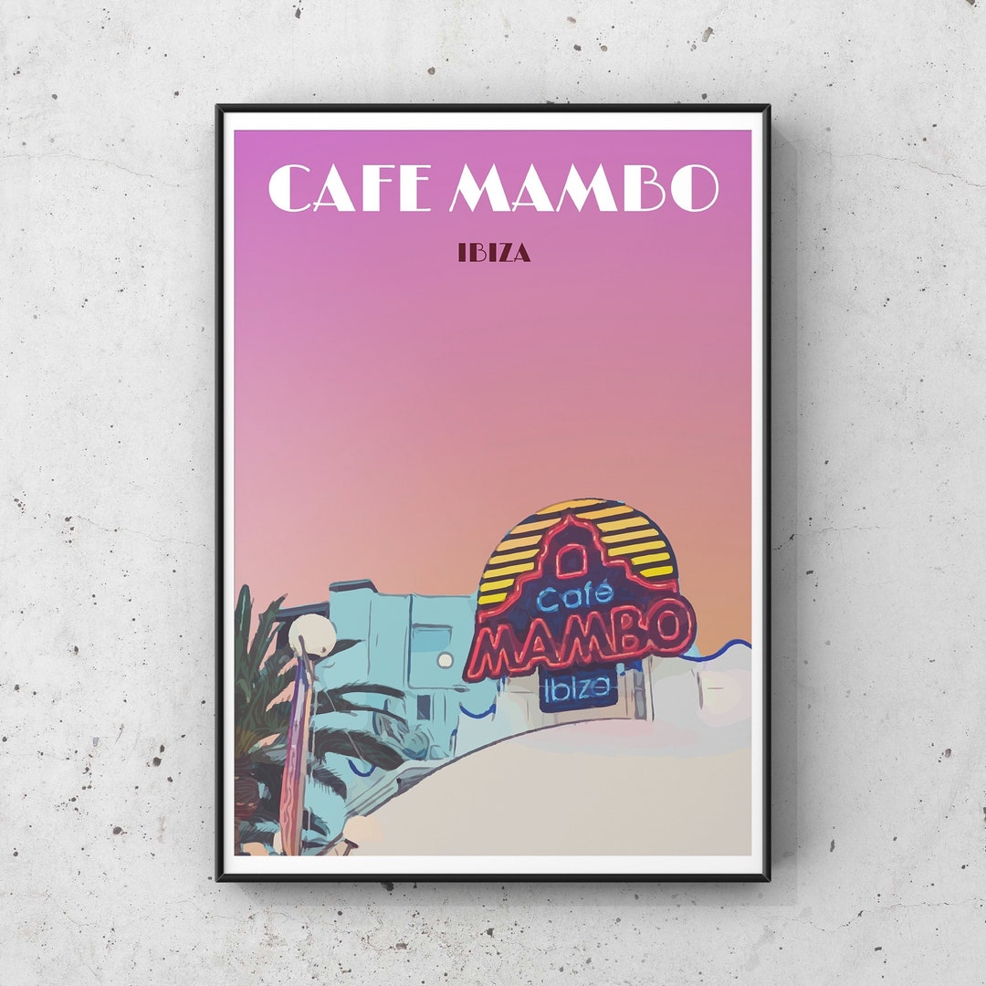 Cafe Mambo Ibiza Poster: Sunset Sky Print - Etsy