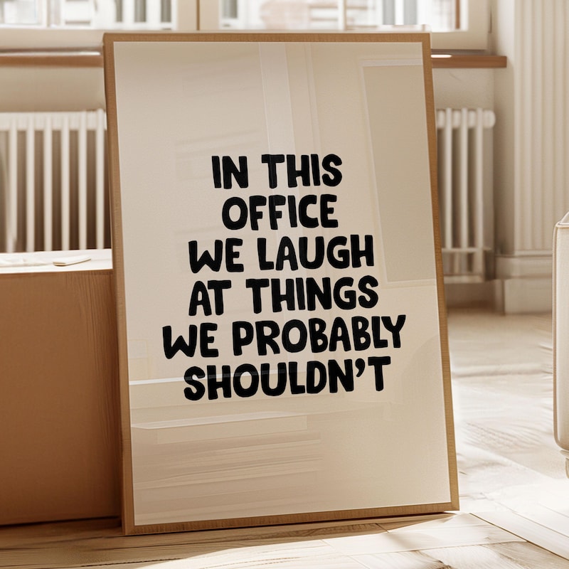 Funny Quote Poster - Etsy
