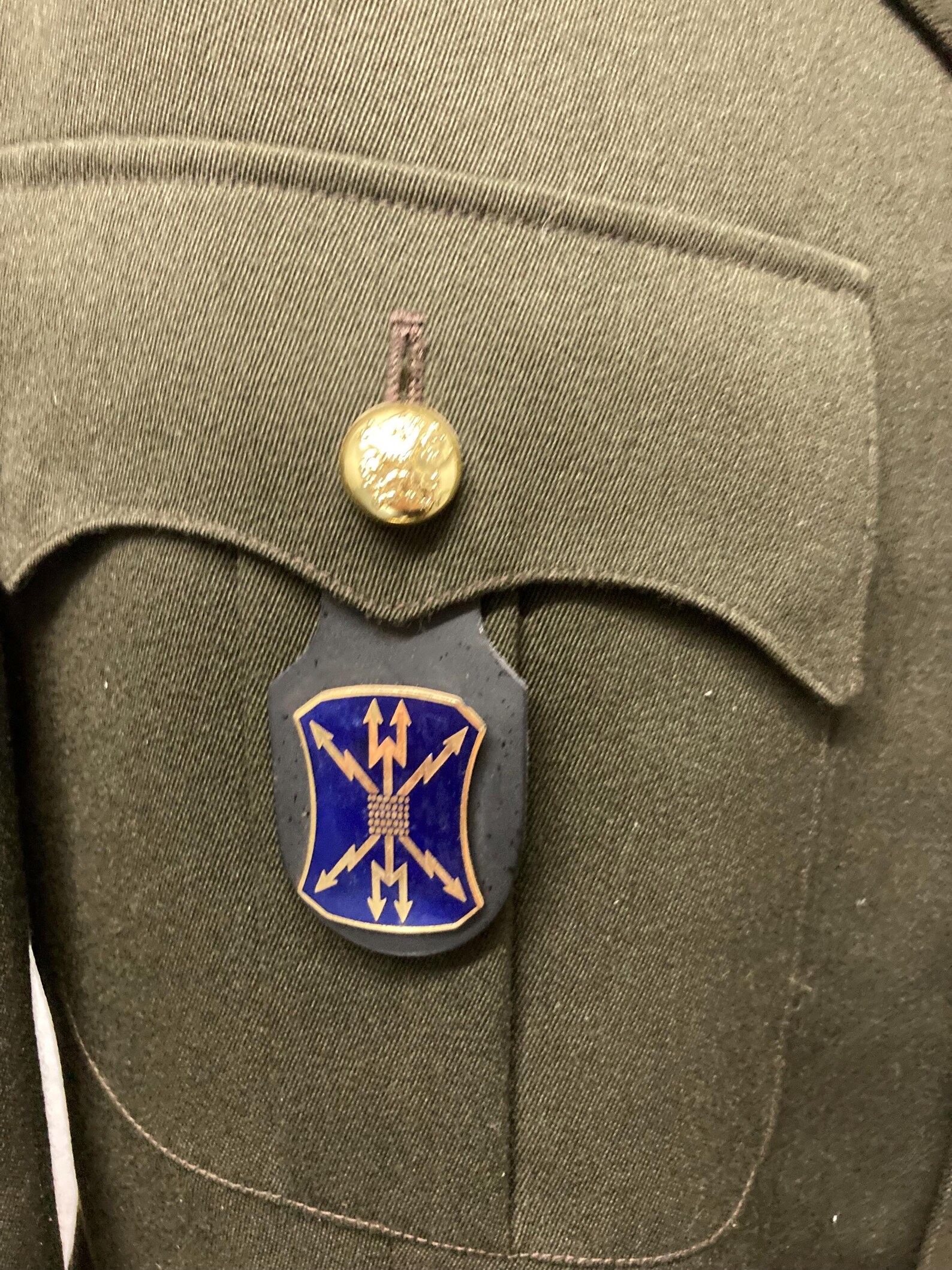 Vintage Dutch First Lieutenant Officer Dress Jacket With Badges and ...