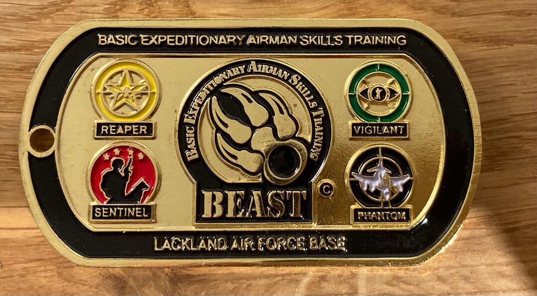 US Air Force Basic Training Coin Militrary Award - Etsy