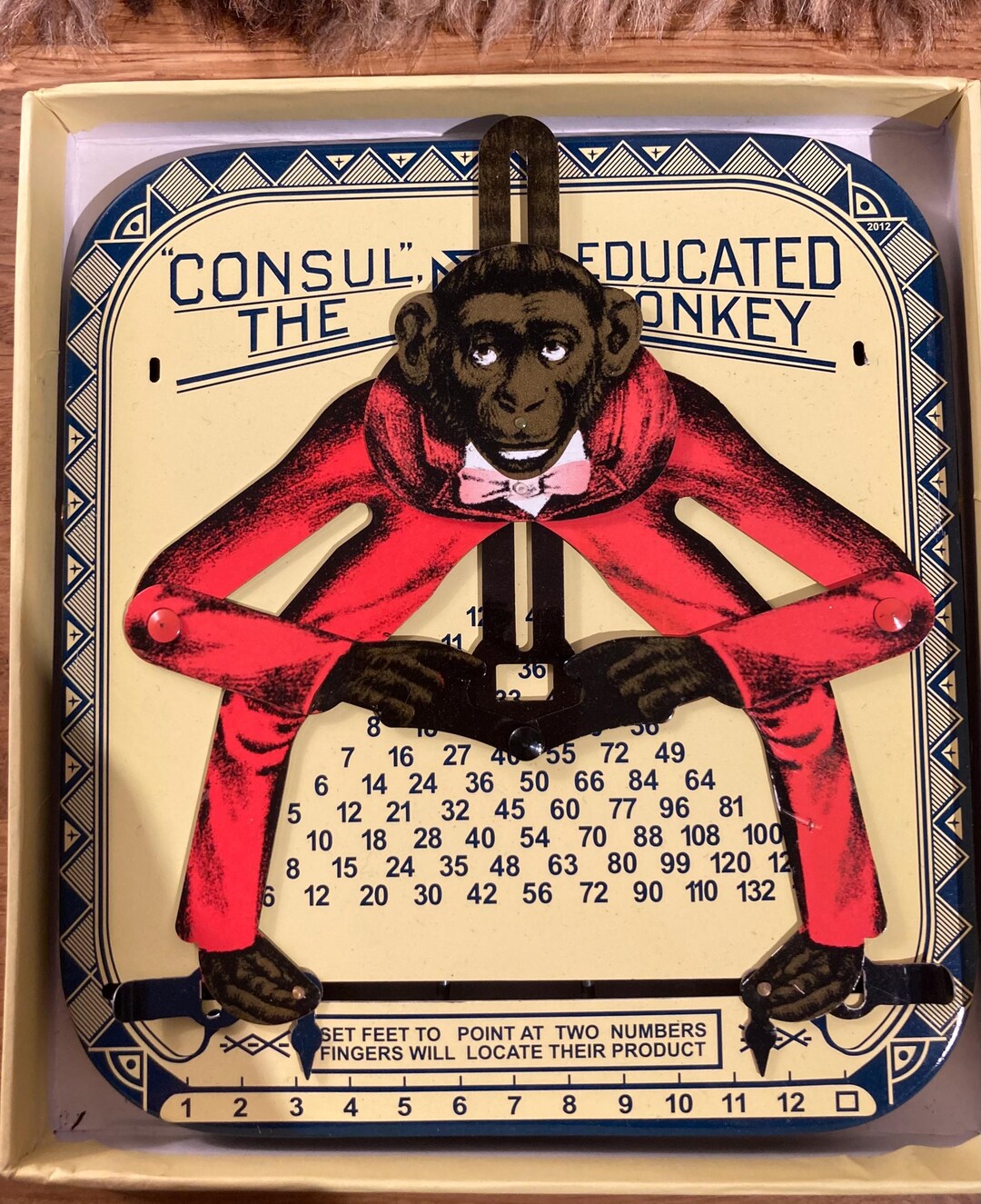 Funny New in a Box German Consul the Calculating Monkey Game That Helps ...