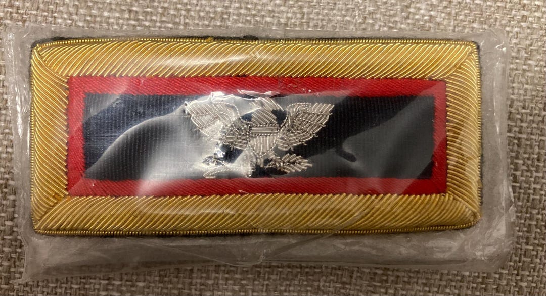 US Army New Unopened Hand Embroidered Colonel O6 Adjutant General Corps ...