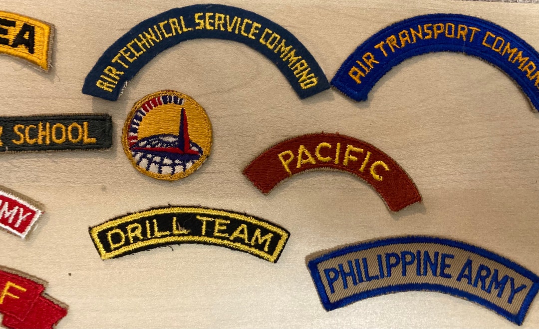 Vintage Original US Army and Air Force Shoulder Patches - Etsy