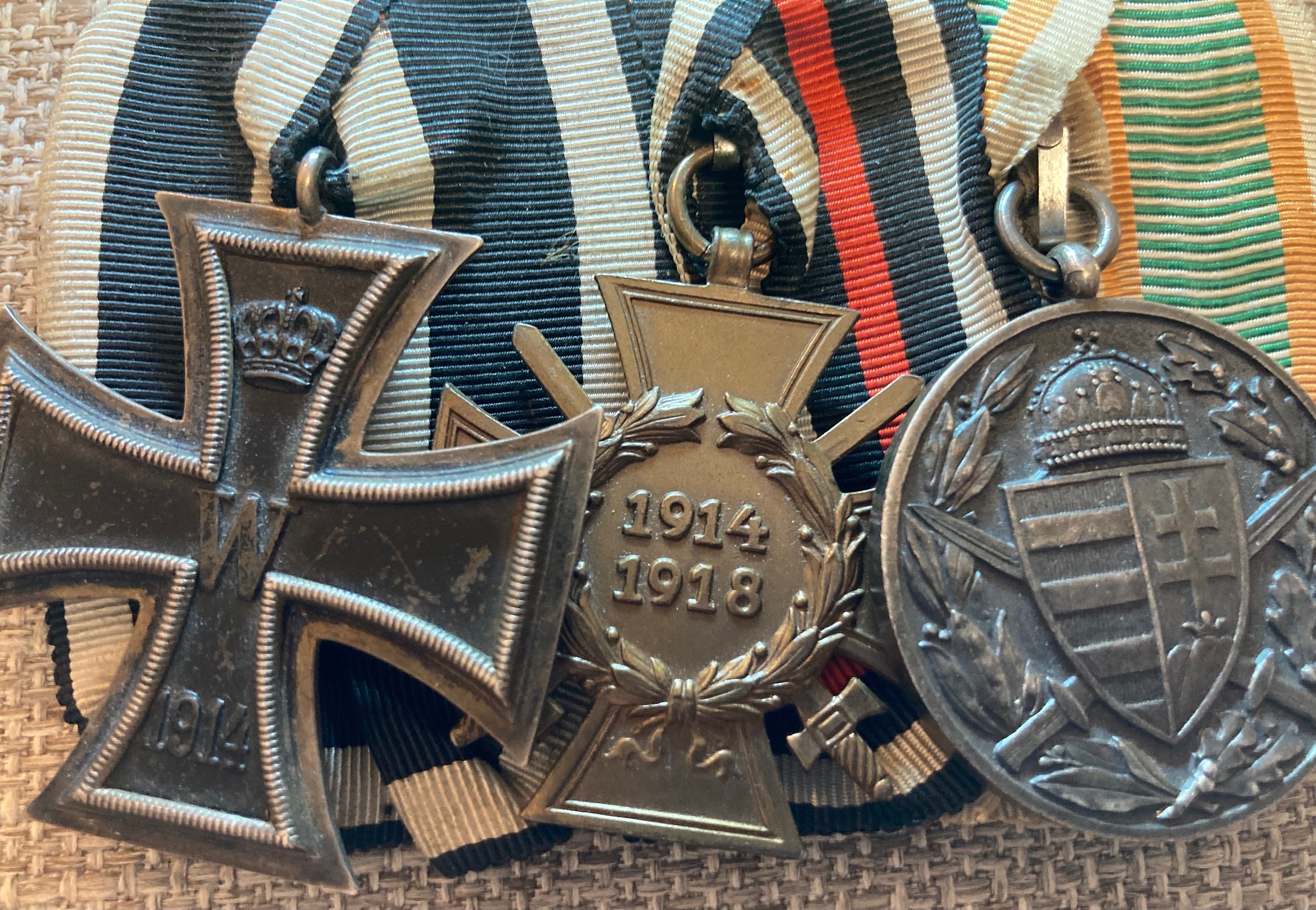 German World War One Iron Cross and Two Medals Set Military - Etsy