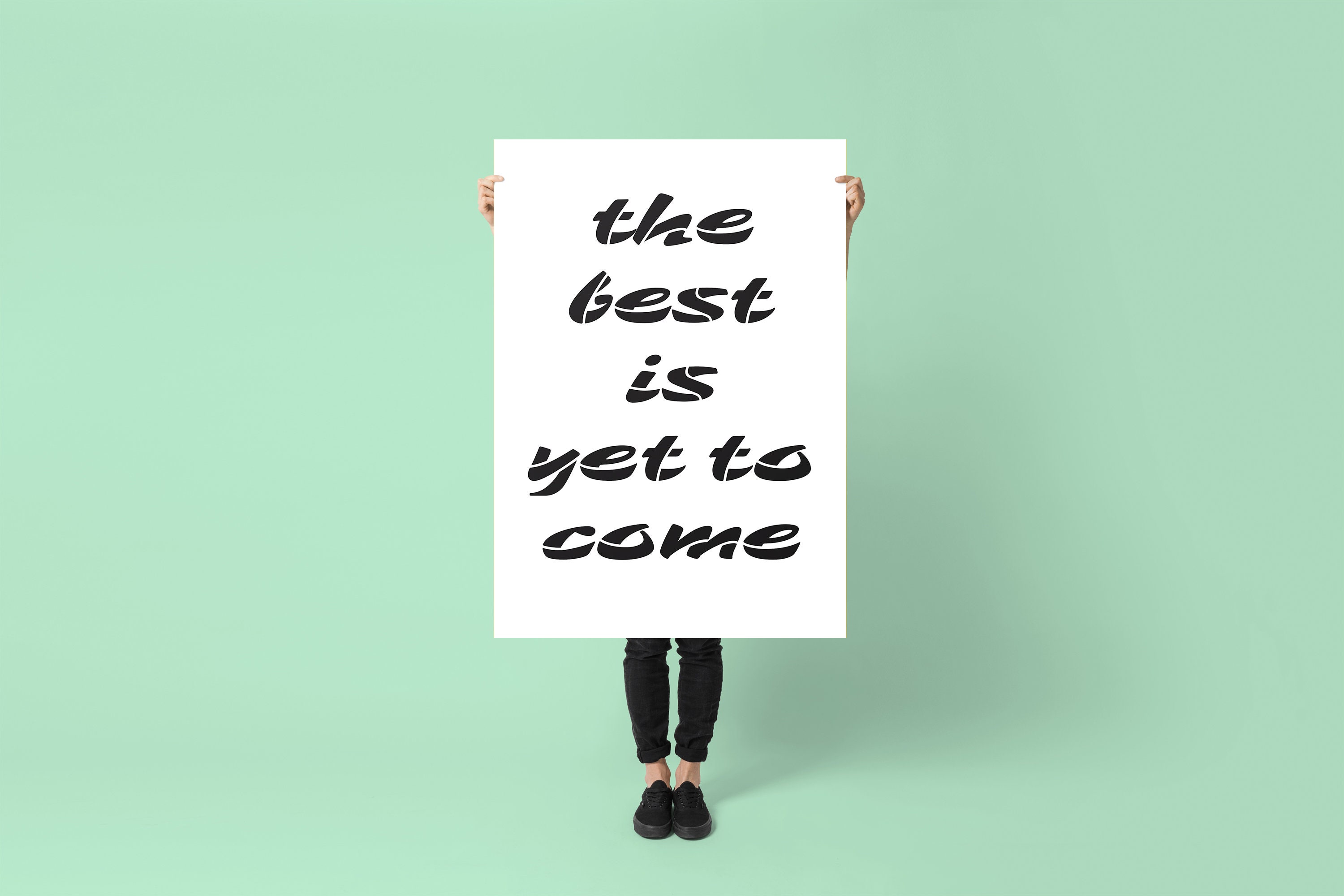 Inspirational Quote the Best is yet to Come Motivational - Etsy