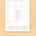 Daily Planner Printable Pink, Daily Printable Planner Template ...