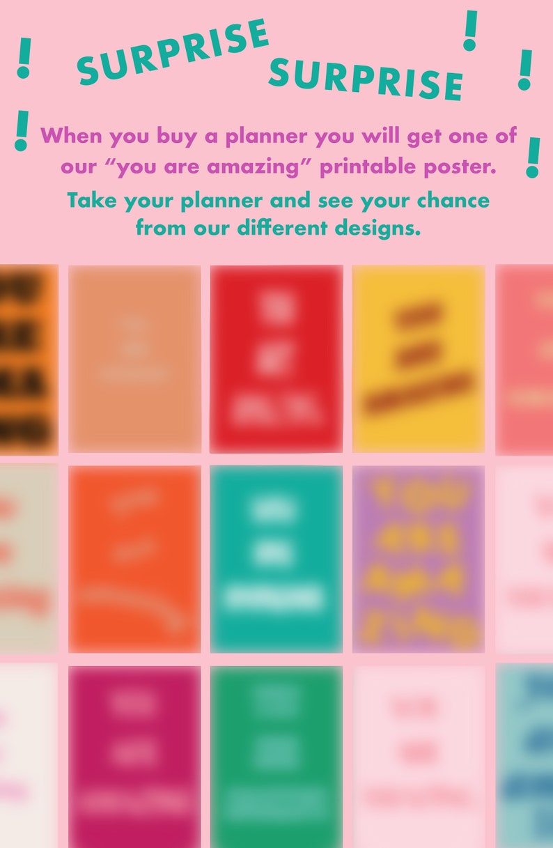 Daily Planner Printable Pink Daily Printable Planner - Etsy