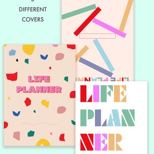 Downloadable Planner Kit Colorful, Planner Printable Template ...