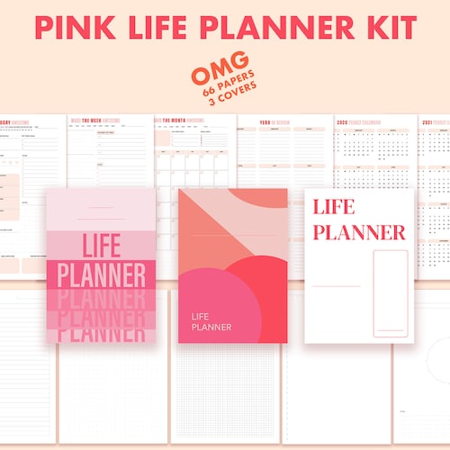 Downloadable Planner Kit Colorful Planner Printable Template - Etsy