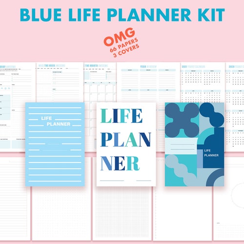 Downloadable Planner Kit Colorful Planner Printable Template | Etsy